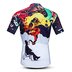 Men's Cycling Jerseys Summer Breathable Bicycle Shirts for Male Riding Clothing Quick Dry MTB Jersey
