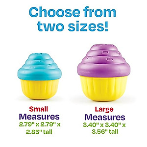 Brightkins Small Cupcake Treat Dispenser for Dogs - Interactive Dog Toys, Dog Birthday Toy for All Breeds