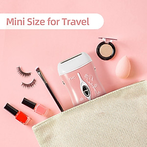 YHC Electric Razors for Women - Cordless Lady Shaver for Leg, Underarm, Bikini Hair Removal - USB Rechargeable.