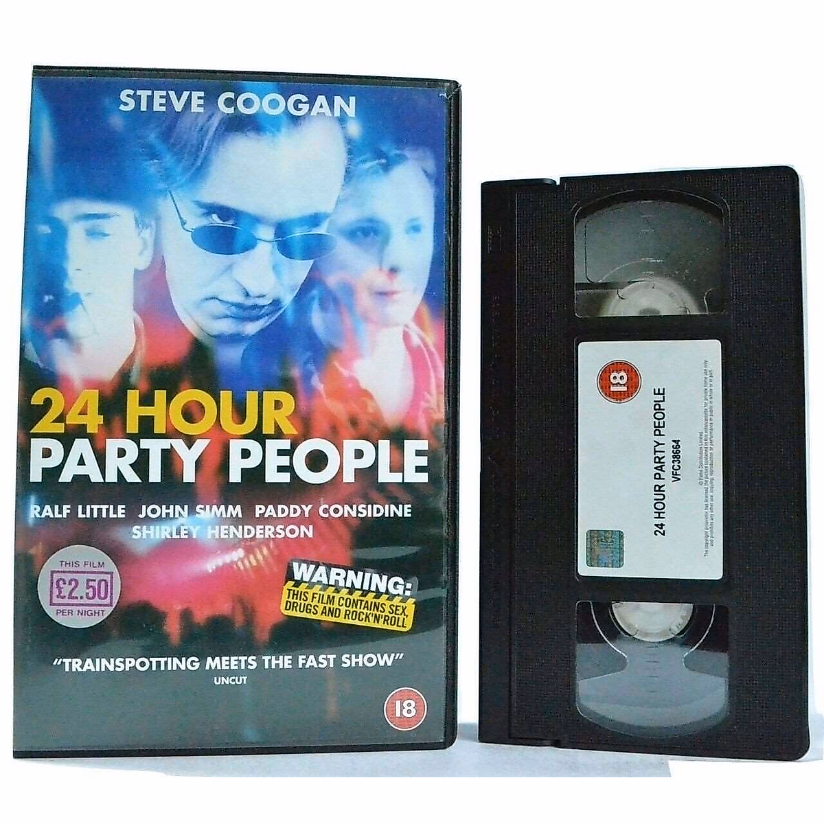 24 Hour Party People: Cult Music Film - Large Box - S.Coogan/S.Henderson - VHS