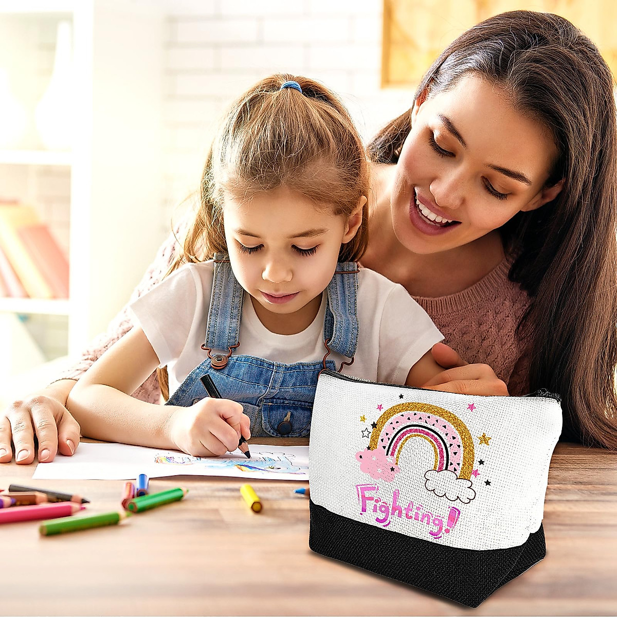 Beclumas 10 Pack 9"x 5.5" Sublimation Blanks Cosmetic Bags,Pencil Bag, Bulk Multi-Purpose DIY Heat Transfer Makeup Bags with Zipper for DIY Crafts Travel and Toiletry Bag(White)