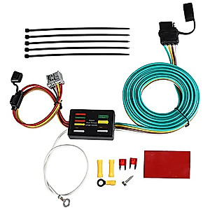 Oyviny Custom 4 Way Trailer Wiring Harness 56161 for Honda Odyssey 2005-2010, Factory Tow Package Required
