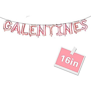 Galentines balloons, Valentine's Day Balloon Decorations, Galentine's Day Decor,Valentine's Day Balloon Banner, Valentine's Day Supplies, Galentine's Day Decorations
