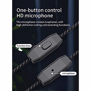 keephifi CCZ Warrior in Ear Monitors IEM with 3BA+1DD Hybrid Drivers, Neutral Sound Headphones, Audiophile Earbuds for Music Lovers Musicians, Drummers, Rapper (Silver No Mic)