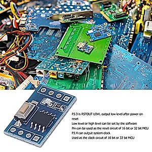 PCB Control Board 4 Set Microcontroller System Development Board Singlechip System Board for Singlechip Development LED Industry 12 x 18mm / 0.47 x 0.71in