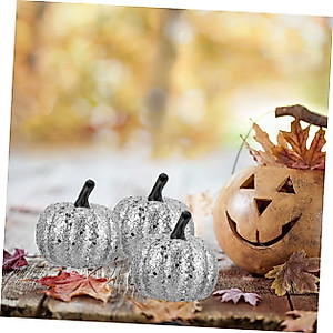 ABOOFAN 30 Pcs Foam Pumpkin Mini Pumpkins for Decorating Small Pumpkin Decor Artificial Pumpkins for Table Decor Artificial Pumpkins Bulk Fake Pumpkins Harvest Pumpkins Model Dining Table