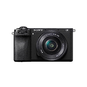Sony Alpha 6700 – APS-C Interchangeable Lens Camera with 26 MP sensor, 4K video, AI-Based Subject Recognition, Log Shooting, LUT Handling and Vlog Friendly Functions and 16-50mm Zoom Lens