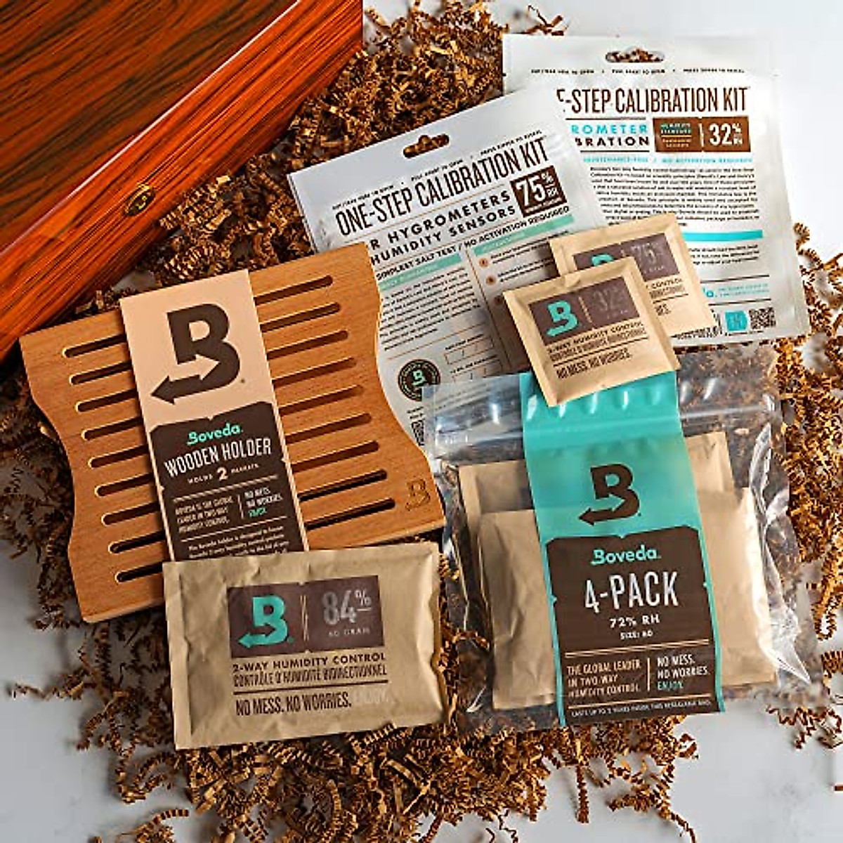 Boveda One Step Hygrometer Mess Free Calibration Kit – Preloaded 75% RH 2-Way Humidity Control – Hygrometer Accuracy – Precise Test for Digital and Analog Hygrometers and Humidity Sensors – 1 Count