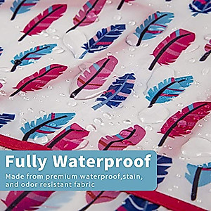 3 Pcs Waterproof Baby Bibs | Long Sleeves Weaning Smock Bib with Food Catcher Pocket for Toddler Eating | Baby Led Weaning | Full Cover Wearable Sleeved Bibs Shirt Apron Set | 6-24 Months