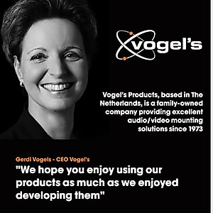 Vogel's THIN 405 flat TV wall mount for 26-55 inch TVs | Max. 55 lbs (25 kg) | Max. VESA 400x400 | Ultra slim TV wall mount | TÜV certified