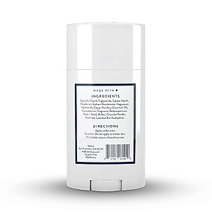 Native Deodorant | Natural Deodorant for Men, Aluminum Free with Baking Soda, Probiotics, Coconut Oil and Shea Butter | Charcoal