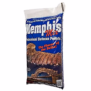 Papa's Premium Hardwood Pellets for Grilling & Smoking Meat, Poultry, Seafood, & Vegetables, Memphis Blend w/Apple, Cherry, Hickory, & Oak, 20 Pounds