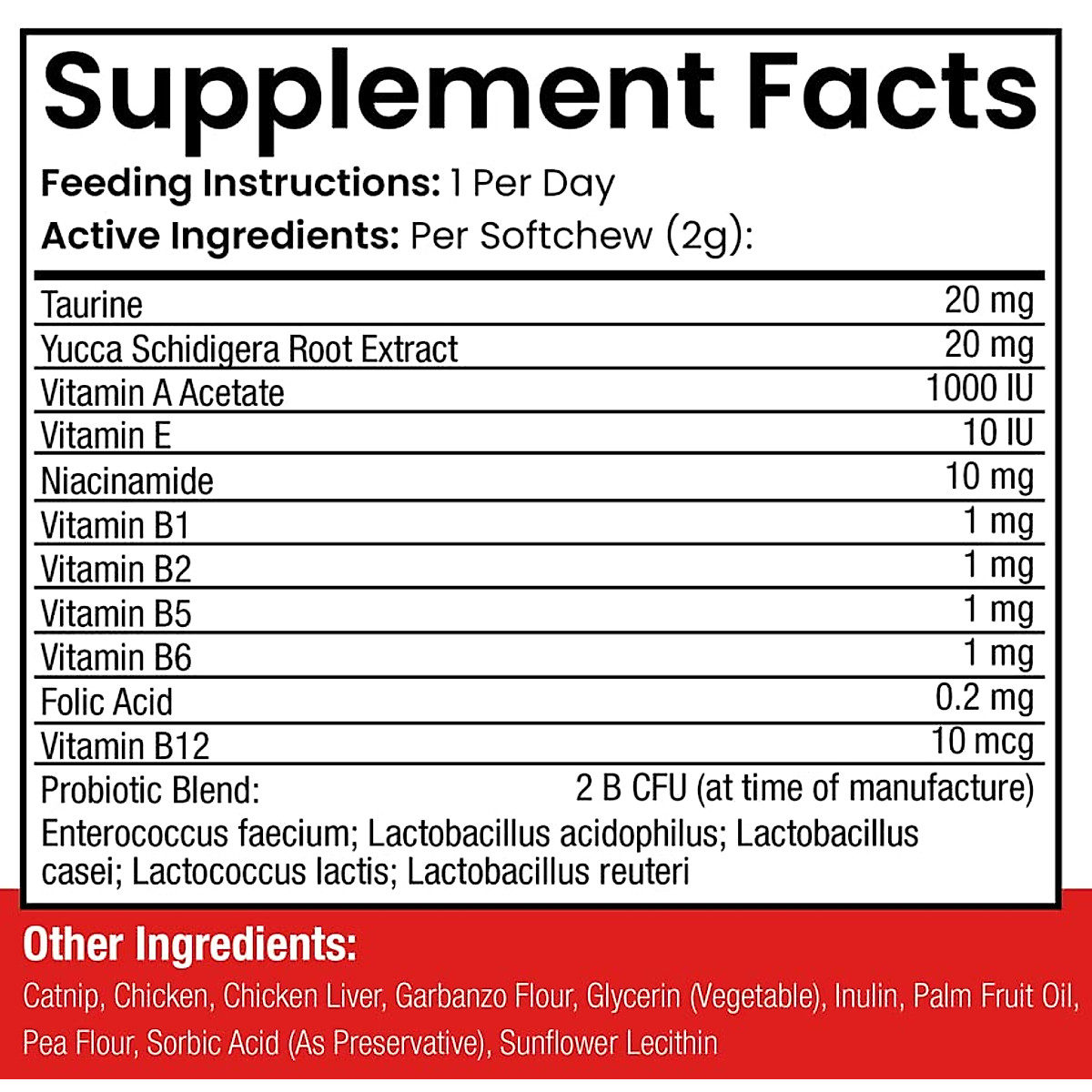 LifeLink's The Cat's Meow | Chewable Multinutrient Probiotic for Cats | 135 Day Supply | from The Makers of Zobaline™