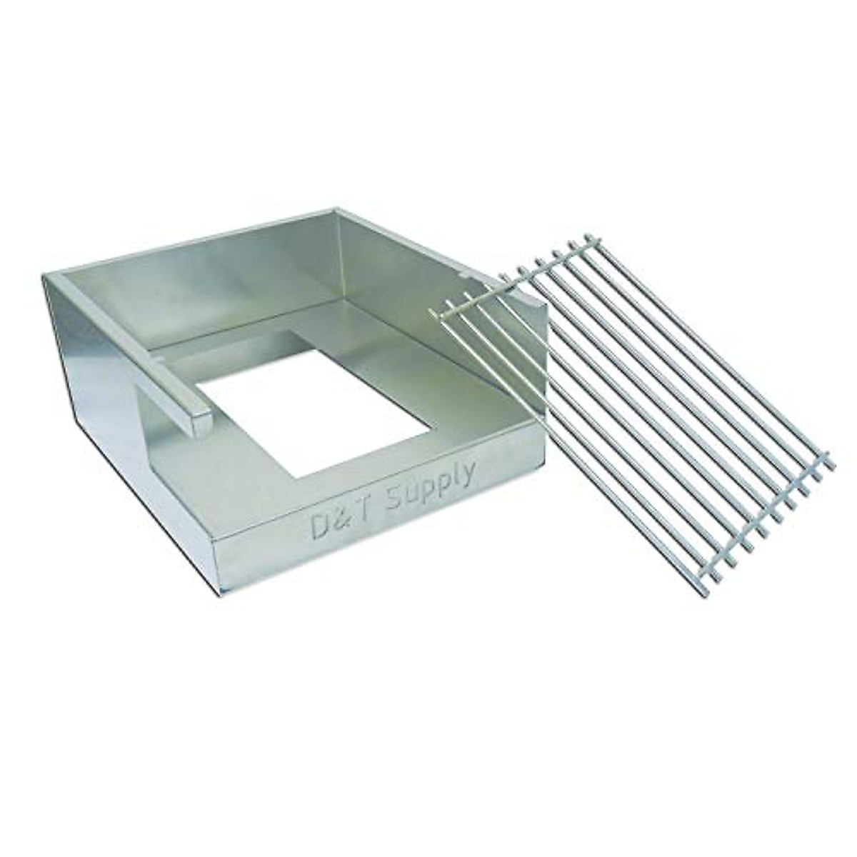 Butane stove silver frame, Stainless steel, Windproof, Kitchen, Indoor-Outdoor, Housing, 14''Lx12''Wx5.5''H