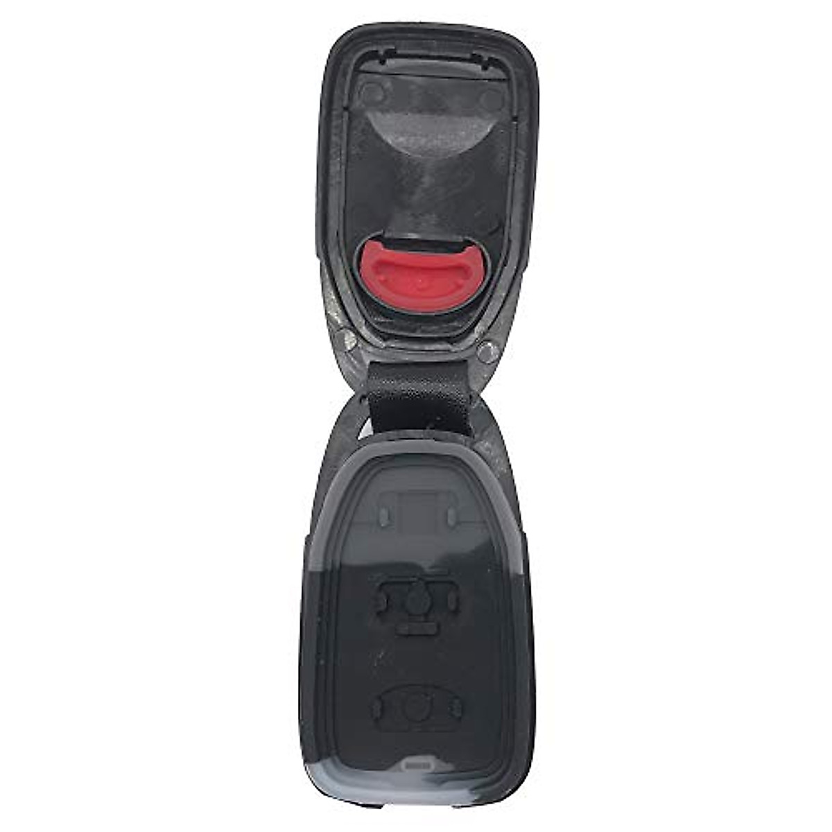 Replacement Key Fob Case Shell Fit for Hyundai Elantra Accent Sonata Kia Optima Keyless Entry Remote Car Key Housing Casing Outer Cover 3 Button + Panic (2)