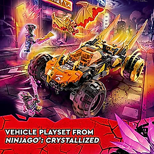 LEGO NINJAGO Cole’s Dragon Cruiser Car Toy, 71769 Ninja Toys with Golden Kai, Cole and Snake Warrior Minifigures, Gifts for Kids, Boys & Girls