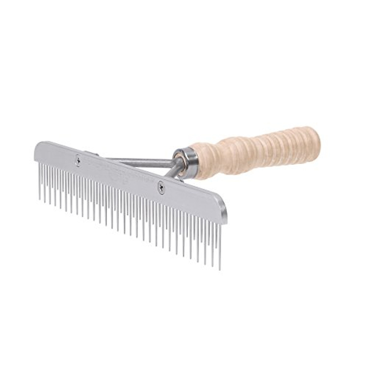 Weaver Leather Livestock Fluffer Comb, Wood/Stainless Steel