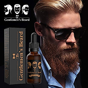 Fragrance Free Beard Oil & Beard Balm Kit - Leave-in Conditioner & Softener - All Natural - Styles, Strengthens, Thickens & Softens Promoting Healthier Beard & Mustache Growth - Moisturizes Skin
