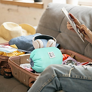 2 Pack Travel Makeup Bags Waterproof Cosmetic Bags Multifunctional Bucket Toiletry Bag Make up Organizer Barrel Cases Kit Storage pocket Soft Collapsible Portable Cosmetic Cases