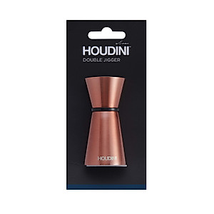 Houdini Double Jigger Bar Accessories, 3.5 inches, COPPER