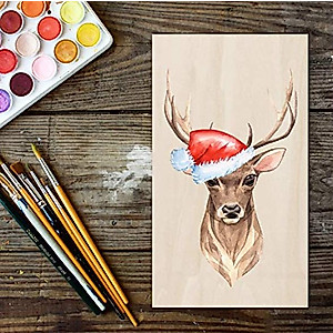 FOGAWA 5Pcs Balsa Wood Sheets 1/16 x12x8 Inch Plywood Sheets Unpainted Thin Natural Unfinished Wood Hobby Wood Board for Making Mini House Airplane Ship Boat DIY Model