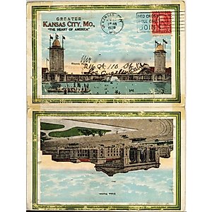 Greater Kansas City Missouri (1920's Souvenir Postcard Folder)