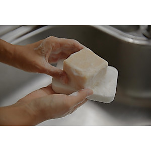 mamaforest Zero Waste Natural Dish Soap Bar (3pcs, 15.9oz), Non Toxic Organic Solid Dishwashing Block Soap - Eco Friendly, Plastic Free, Sustainable, Biodegradable Formula for Kitchen and Camping