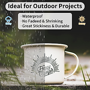 Glossy Black Permanent Vinyl for Cricut, Lya Vinyl Glossy Black 12" x 50Ft Permanent Adhesive Vinyl Roll for CRI-Cut, Silhouette Cameo, Vinyl Roll for Craft Cutter