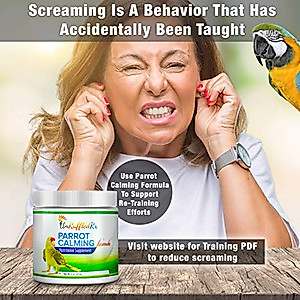 UnRuffledRx Parrot Calming Formula Dietary Supplement for Birds 4 oz. (300 Servings)