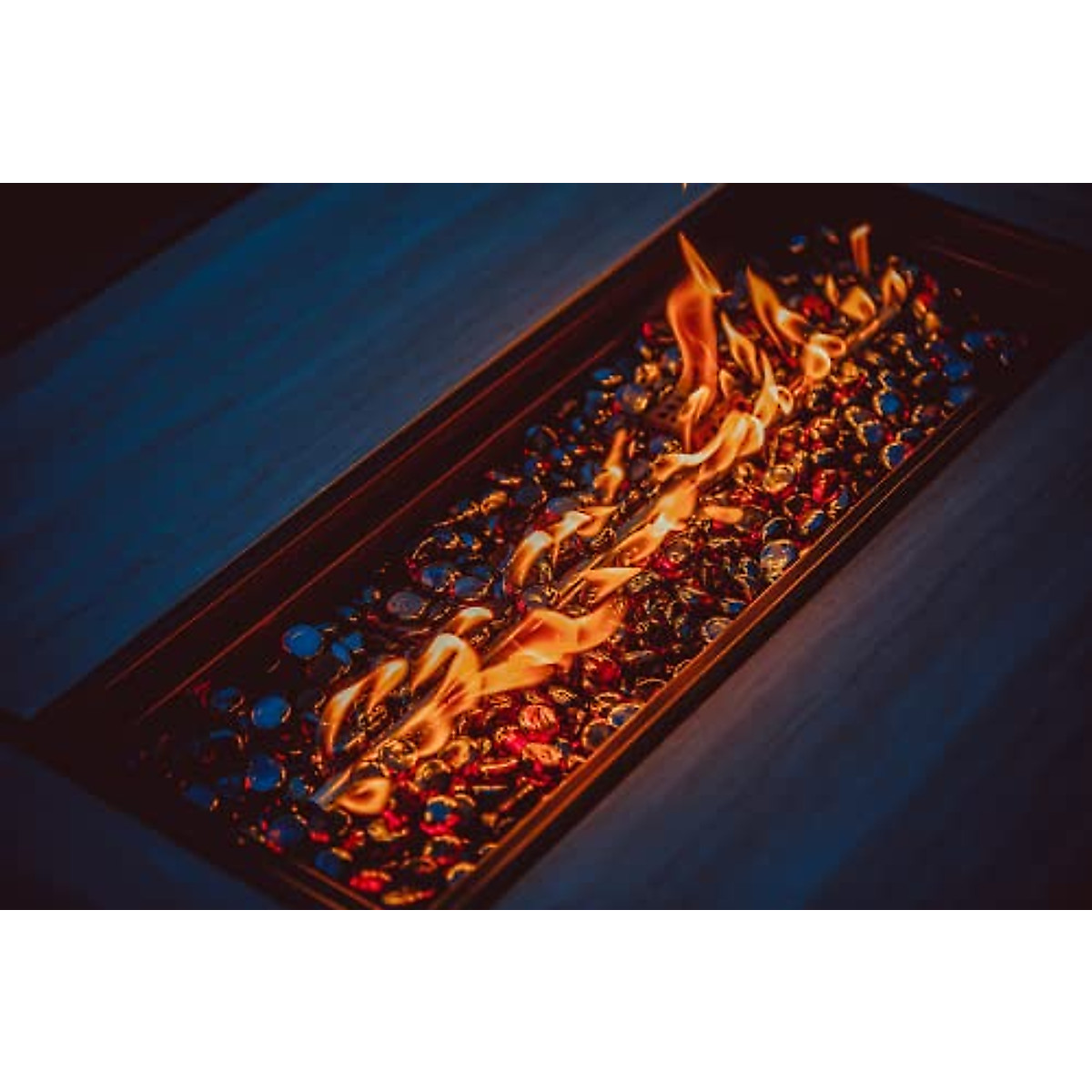 Grand patio Sofa Sets 5 Pieces Conversation Set with Fire Pit Table, Luxury Heavy Duty Wicker Patio Furniture Sectional Sofa with Thick Cushions (Brown Set with Fire Pit, 5 PCS)