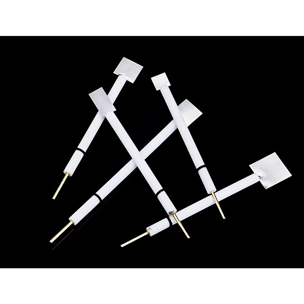 Platinum Electrode, Electrochemistry Electrolytic Analysis Pt Electrodes, Purity 99.99% Platinum Plate Electrode, Coated with PTFE Insoluble Anode for Substance Analysis 1 Pcs (15X15X0.1mm)
