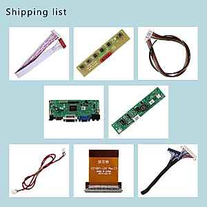 VSDISPLAY HD-MI VGA DVI LCD Controller Board M.NT68676 Work for 23 inch 1920x1080 LED Backlight 30 pin LVDS Panel : LTM230HT09 LTM230HT10 LTM230HT11 LTM230HT12