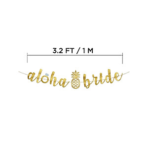Aloha Bride Banner - Bachelorette Party Decorations, Ideas, Supplies, Gifts, Jokes and Favors