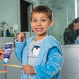 Dr. Bob Unflavored Toothpaste - Natural Xylitol - Baby Toddler Kids - Toothpaste with Fluoride for Sensitive Teeth - No Artificial Flavors - SLS Free Dye Free - 4oz 4 Ounce Pack of 1