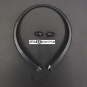 QT S Bluetooth Headset, Lightweight Retractable for Neckband Bluetooth Headphones for Sports Exercise Home & Office, Noise Cancelling Stereo Neckband Wireless Headset Talk 9-10 Hours