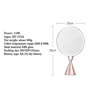 KXA Bathroom Vanity Mirrors Freestanding Cosmetic Mirror 5X Zoom Make Up Mirror Pedestal Table Mirror for Bathroom Bedroom Shaving Mirror Cosmetic Vanity Mirror Makeup Mirror