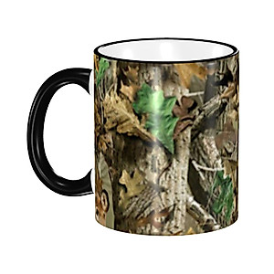 Augenstern Ceramic Coffee Mug Camo Deer Camouflage Hunting Novelty Tea Cup