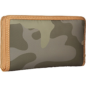 Tommy Hilfiger Women's Julia Large Nylon Zip Wallet, Green