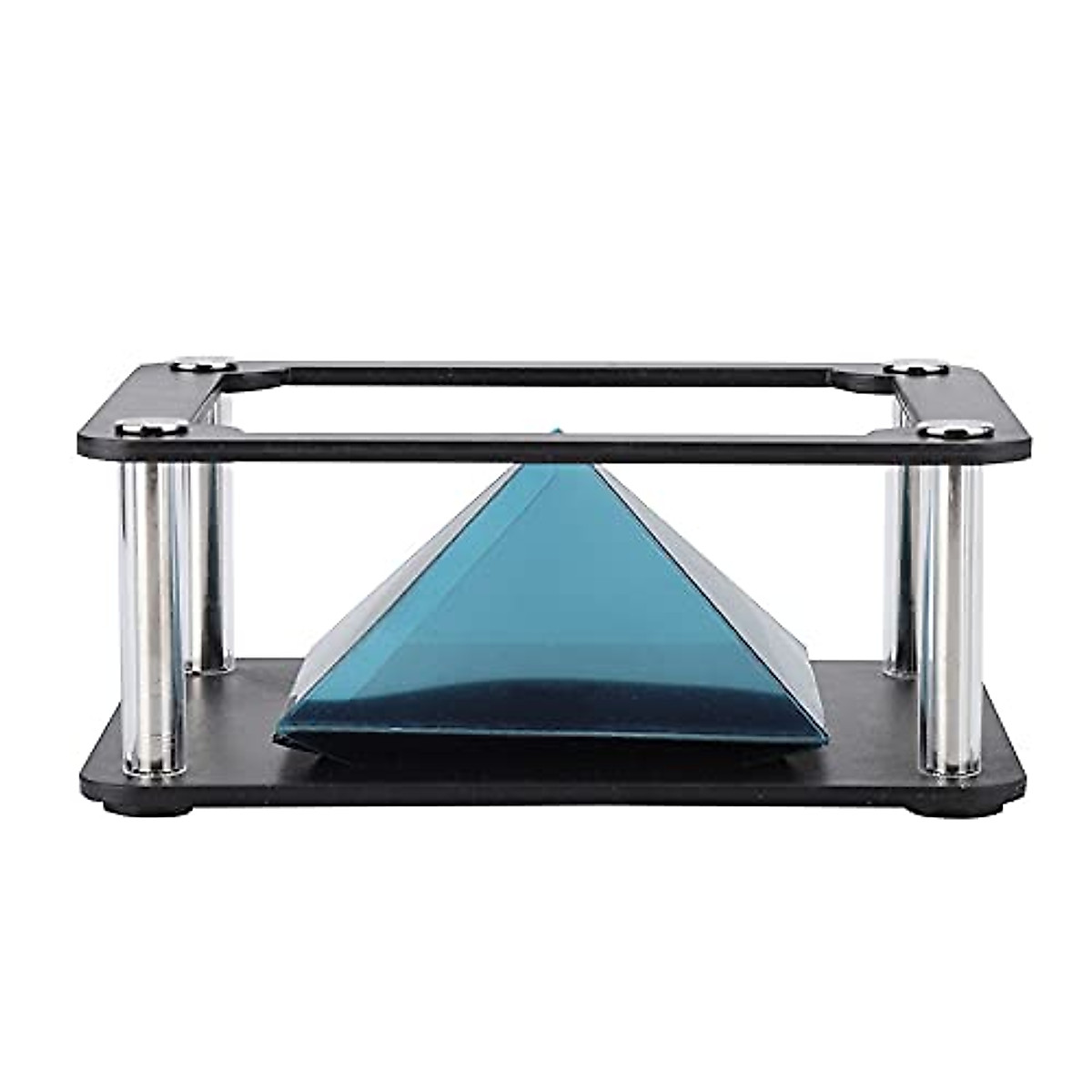3.5-6 Inch Smartphone 3D Hologram Mini Portable Home Outdoor Full HD Holographic Pyramid Projector, for Corporate Product Display, Cartoon Interaction and Personal Entertainment (Cylindrical)