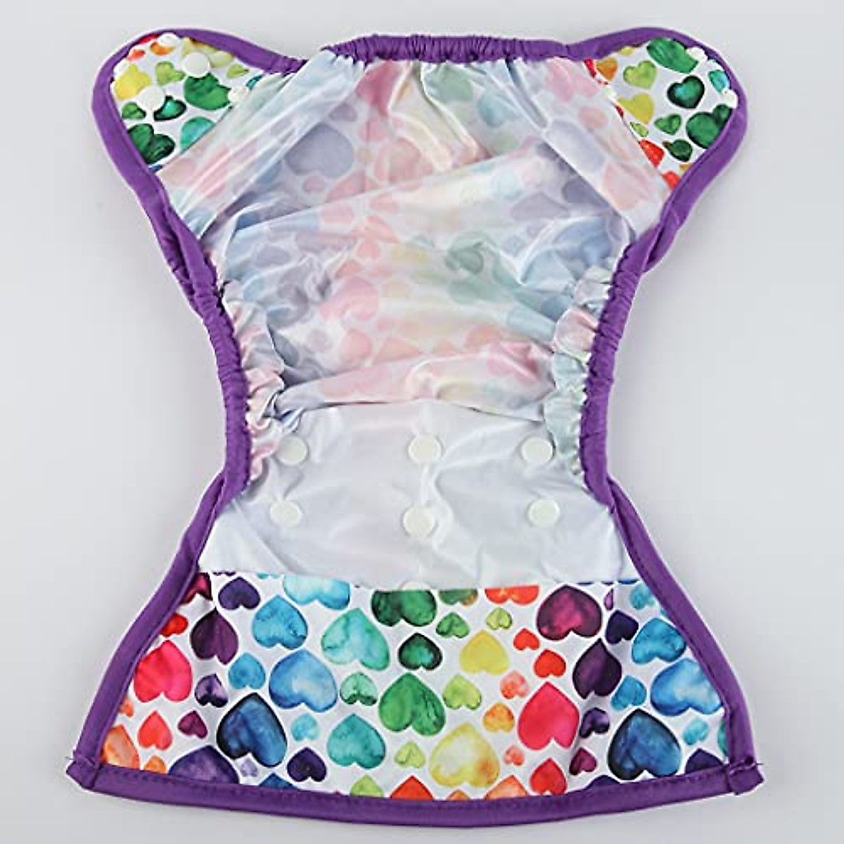 ReUseLife One Size Cloth Diaper Cover Snap with Double Gusset 6 Pack (6DC03)