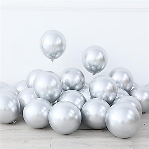 White and Silver Disco Ball Balloon Garland Arch Kit 135pcs Metallic Silver Matte White Balloon with 4D Disco Ball and Starburst Foil Balloon for Anniersary Disco Birthday Party Decoration