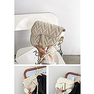 dwellinger Crossbody bags for women, Trendy Bags for Women Shoulder bag (White)