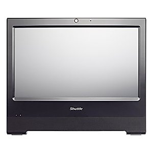 SHUTTLE XPC AIO X50V6U3 Black Intel I3-7100U Kabylake All-in-One Barebone PC, Fanless, IP54 Certified, VESA Compatible