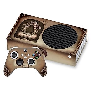 Head Case Designs Officially Licensed Assassin's Creed Belt Crest II Graphics Matte Vinyl Sticker Gaming Skin Decal Cover Compatible with Xbox Series S Console and Controller Bundle