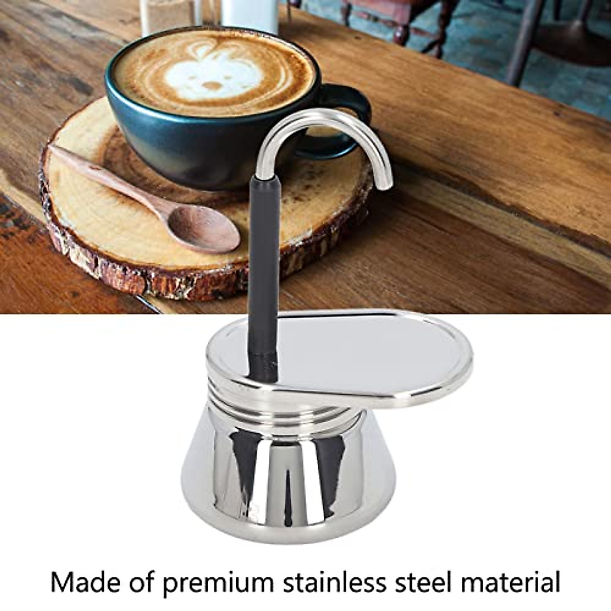 Italian Coffee Maker, Moka Coffee Maker 1 Cup, Mini Stove Coffee Machine Portable Coffee Maker, for Outdoor Camping Home Good Gifts