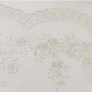 NIMBLE Baby Girls Newborn Christening Embroidered, Champange, Size 6-9 Months