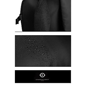 Male Backpack Travel Leisure Bag Computer Schoolbag for College and Middle School Students Can Fit 15.6 "laptop (black)