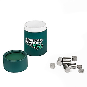 Tungsten Weights Kits 3.25oz. 3 Sizes of Incremental Cylinders for Pinewood Car.