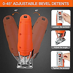 WORKPRO 13" Laminate Floor Cutter & ValueMax 5.0AMP Corded Electric Jigsaw