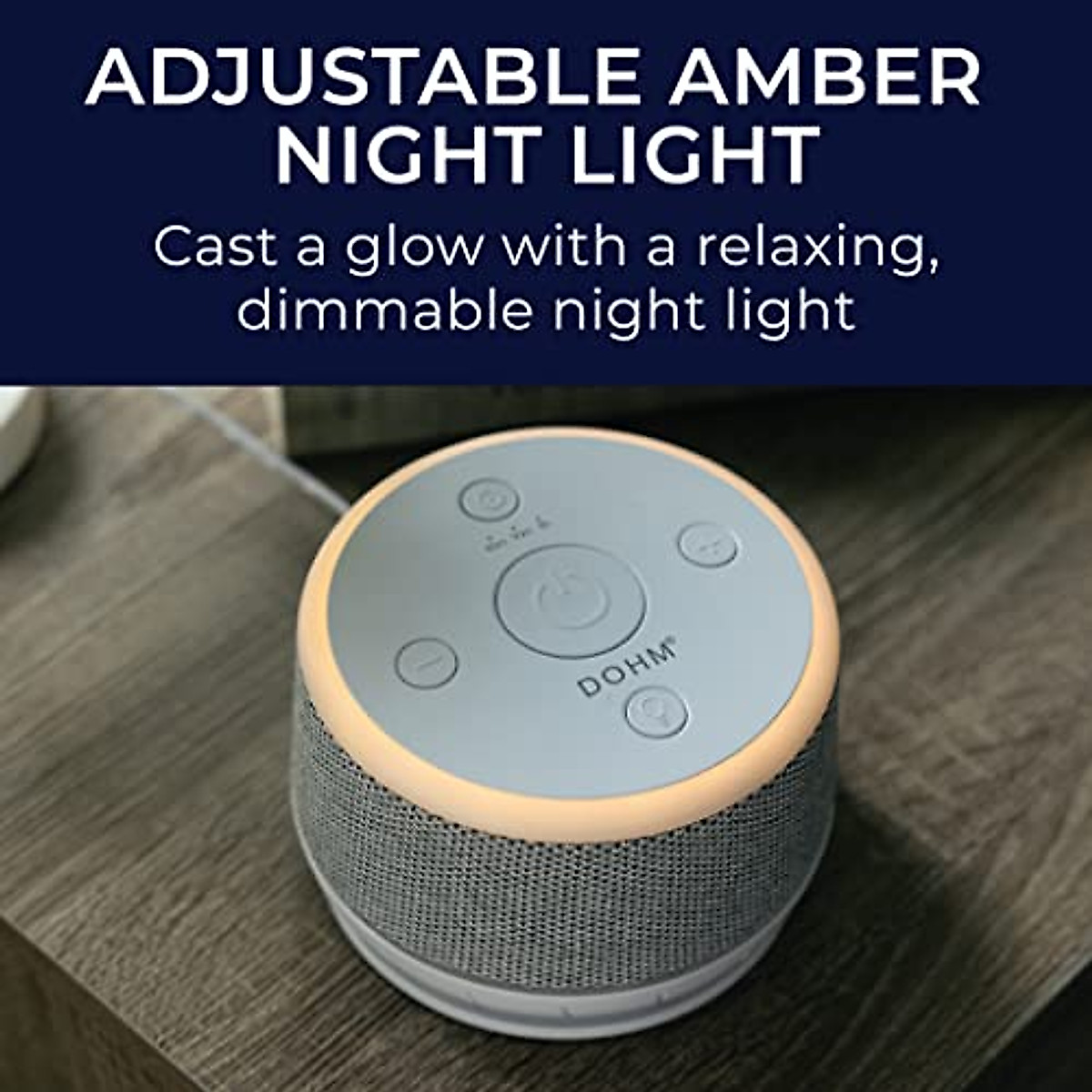 Yogasleep Dohm Nova White Noise Sound Machine. Includes Night Light, Timer, 10 Fan Speeds for Louder Noise Blocking. Noise Canceling for Office Privacy & Concentration, Better Sleep for Baby & Adults.